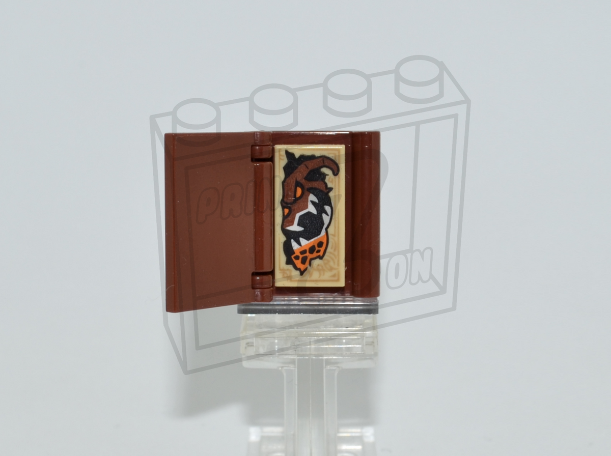 BOOK OF THE DEAD V2 Custom PAD PRINTED Book – A2Zminifigures