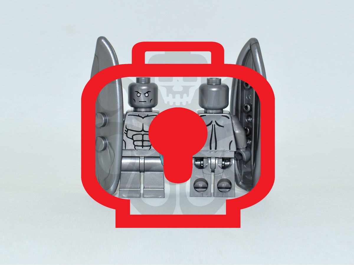 COSMIC RIDER Custom PAD PRINTED Minifigure – A2Zminifigures